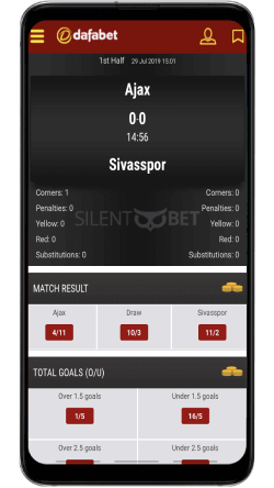 Dafabet Mobile Version and App for iOS & Android (2019)