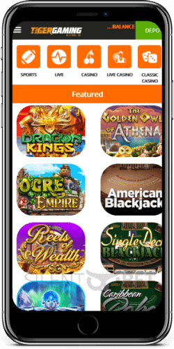 TigerGaming Mobile App for Android and iOS & Mobile Version (2024)