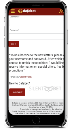 Dafabet Mobile Version and App for iOS & Android (2019)